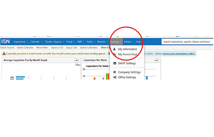 Get ISN Access Keys in Just Two Steps - Inspector Marketing 365